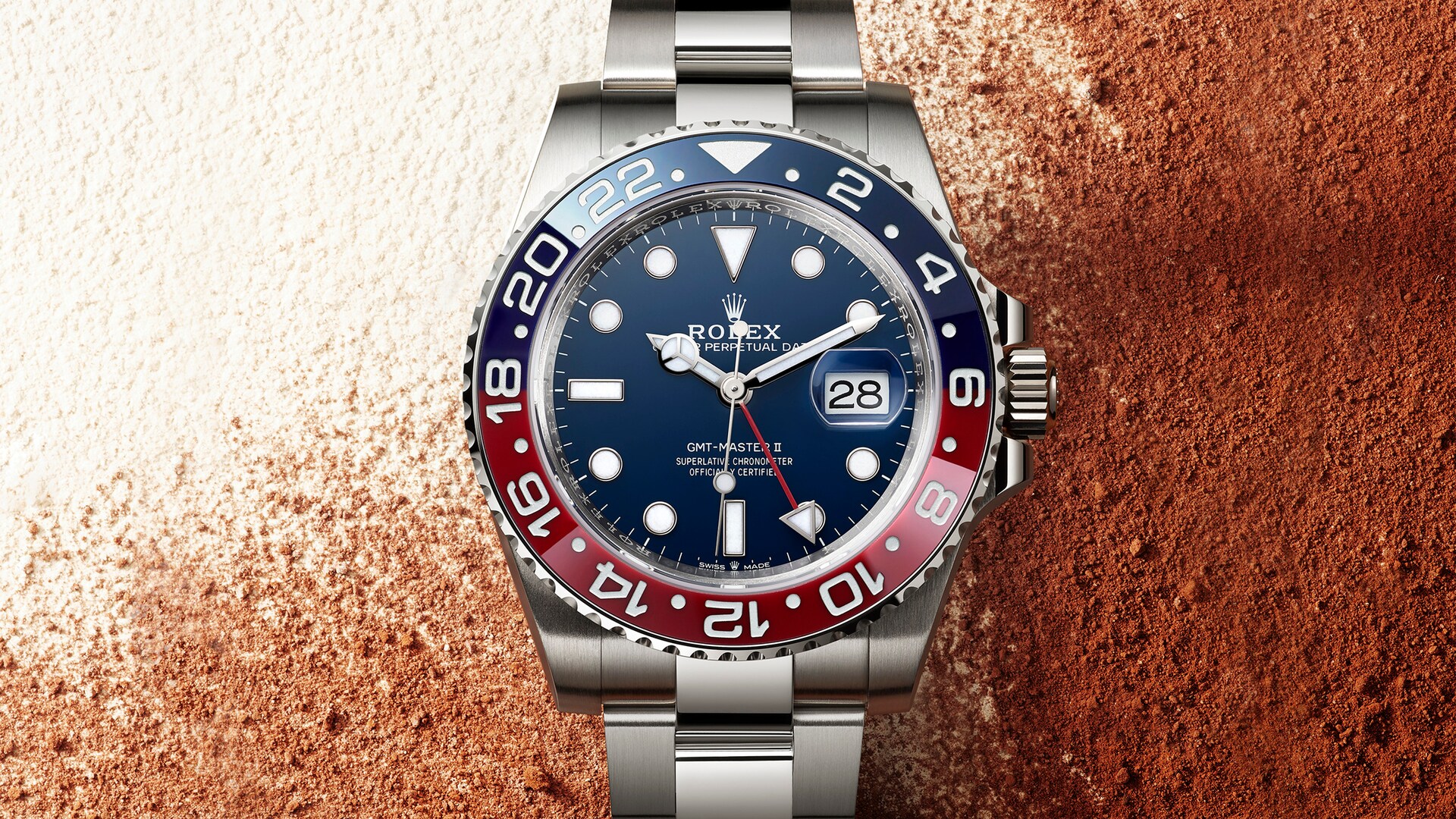 Rolex GMT-Master II watch: 18 ct white gold - m126719blro-0003